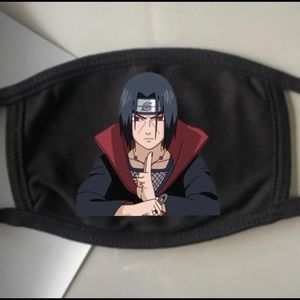 Hand Crafted | Accessories | Naruto Itachi Akatsuki Anime Face Mask ...